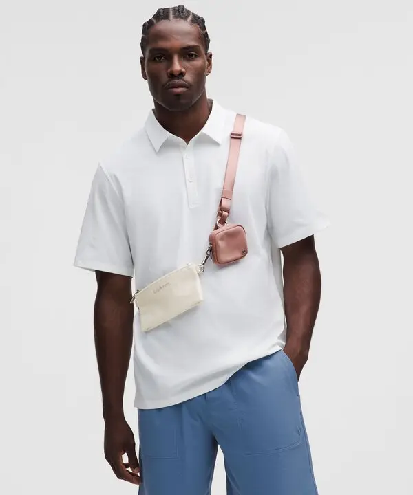 Lululemon Dual-Pouch Sling - Spiced Chai/Light Ivory/Pink Haze